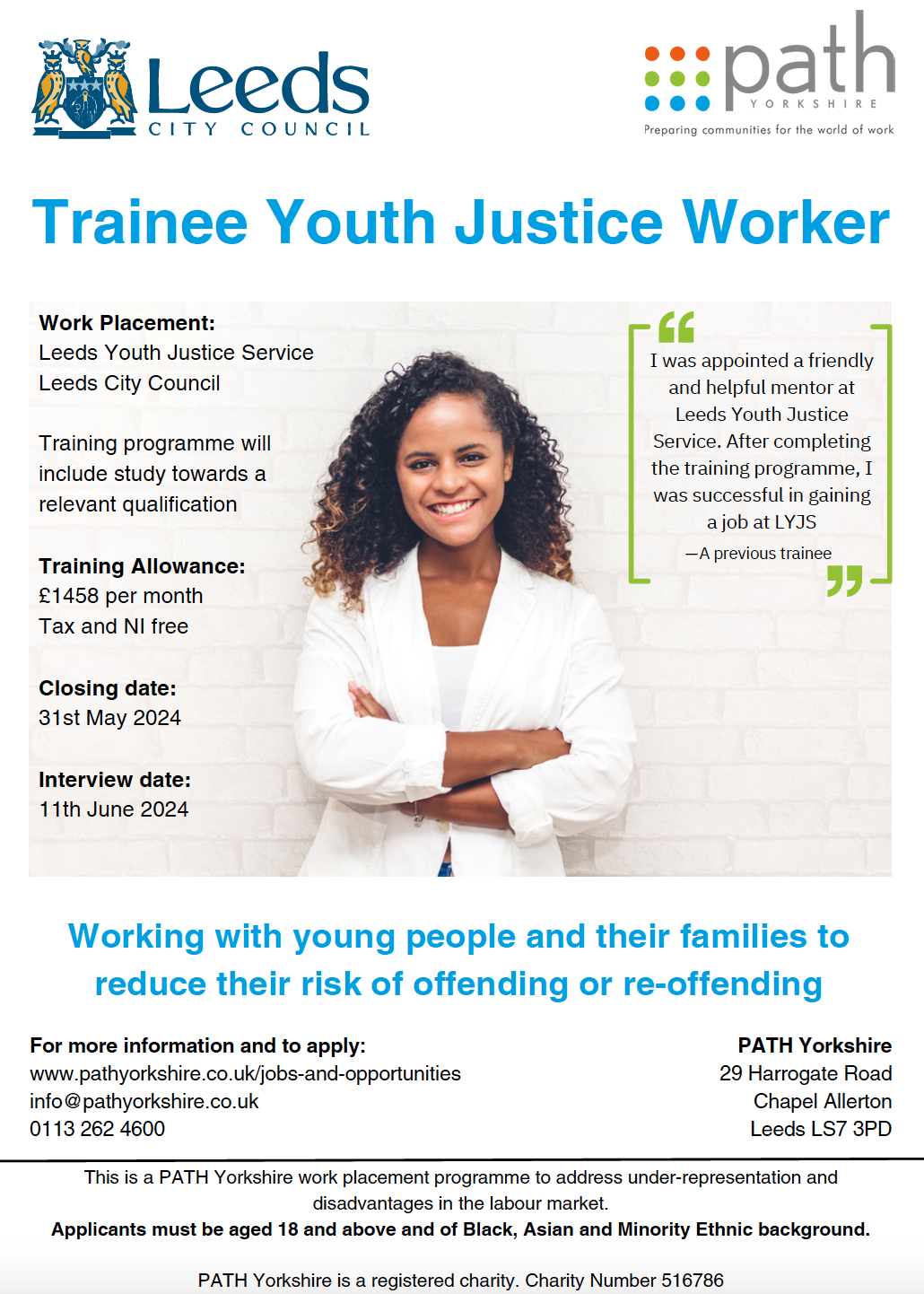 JOBS AND OPPORTUNITIES Path Yorkshire jobs-and-opportunities-path-yorkshire